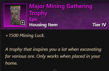 Buy New World Aeternum Major Mining Gathering Trophy | MMOJUGG.COM