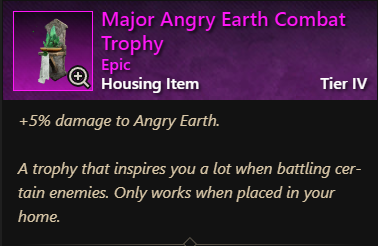Buy Major Angry Earth Combat Trophy For PC | MMOJUGG.COM