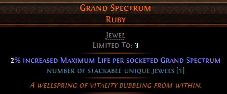 Buy PoE 2 Grand Spectrum Ruby For Sale | MMOJUGG.COM